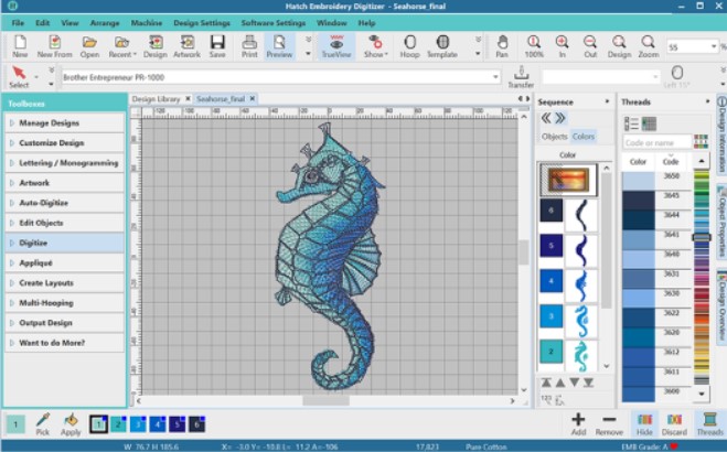 8 Best Embroidery Software For Digitizing & Editing, Free & Paid