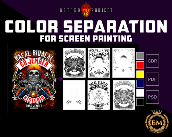 A Guide To Color Separation For Screen Printing At Emdigitizing - EMDIGITIZING