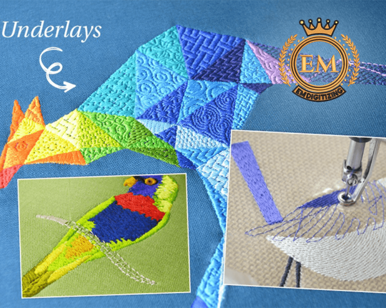 Underlay Stitches For Embroidery & Digitizing