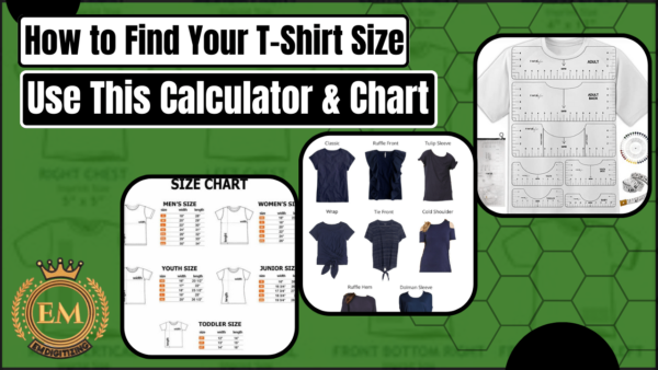 How To Find Your T-Shirt Size: Use This Calculator And Chart