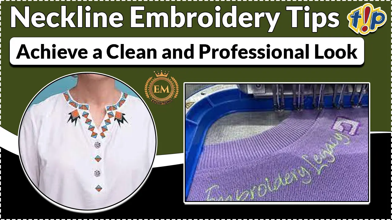 Neckline Embroidery Tips: Achieve a Clean Professional Look