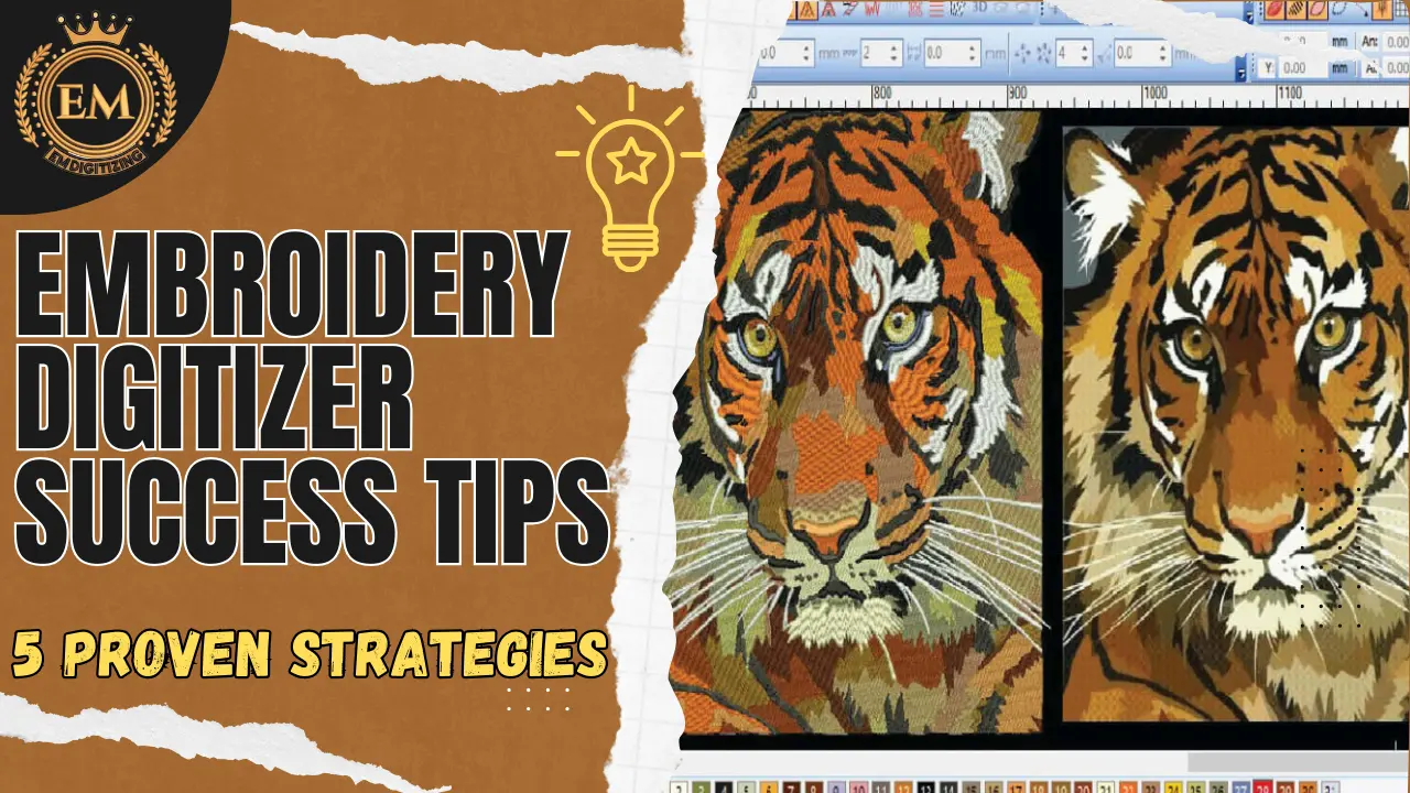 Embroidery Digitizer Success Tips: 5 Proven Strategies