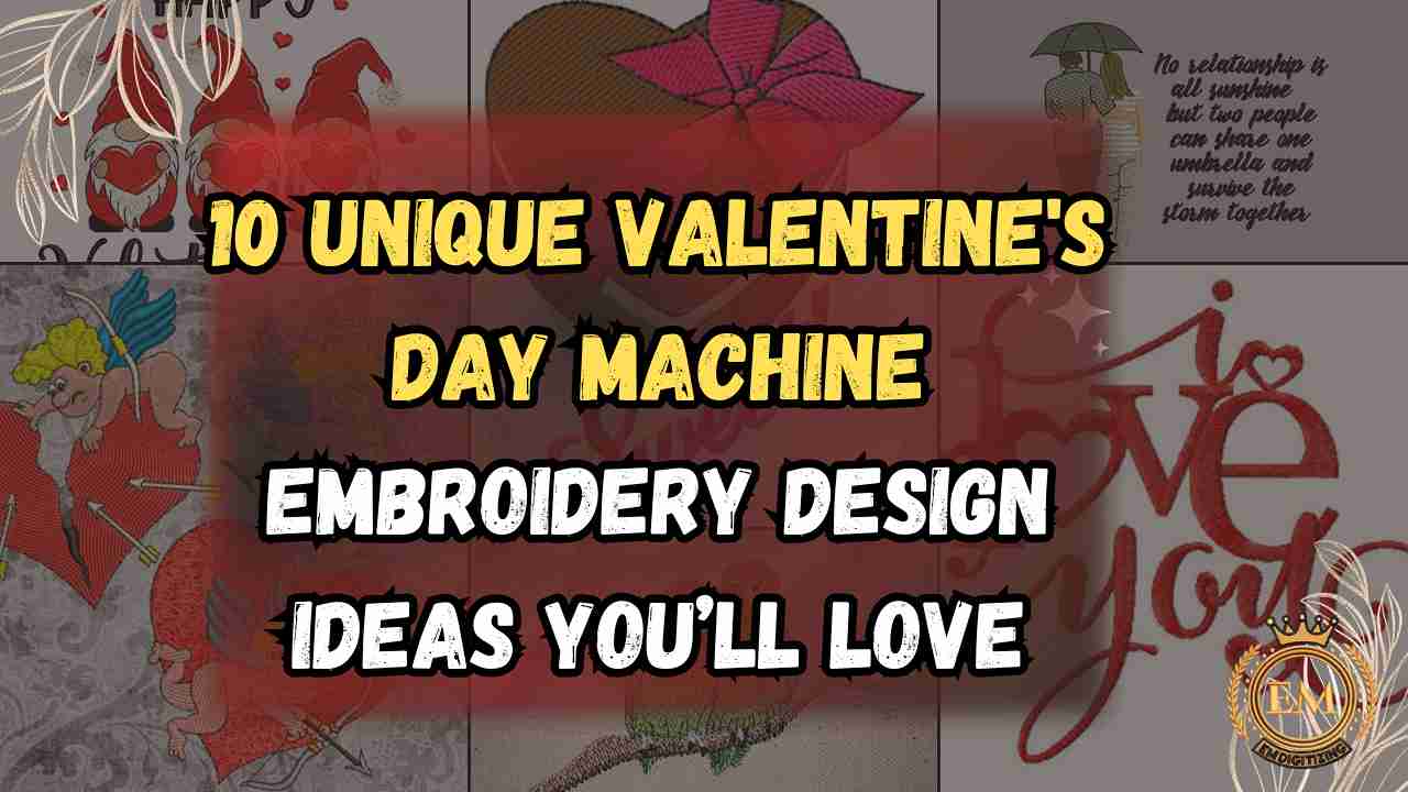 10 Unique Valentine's Day Machine Embroidery Design