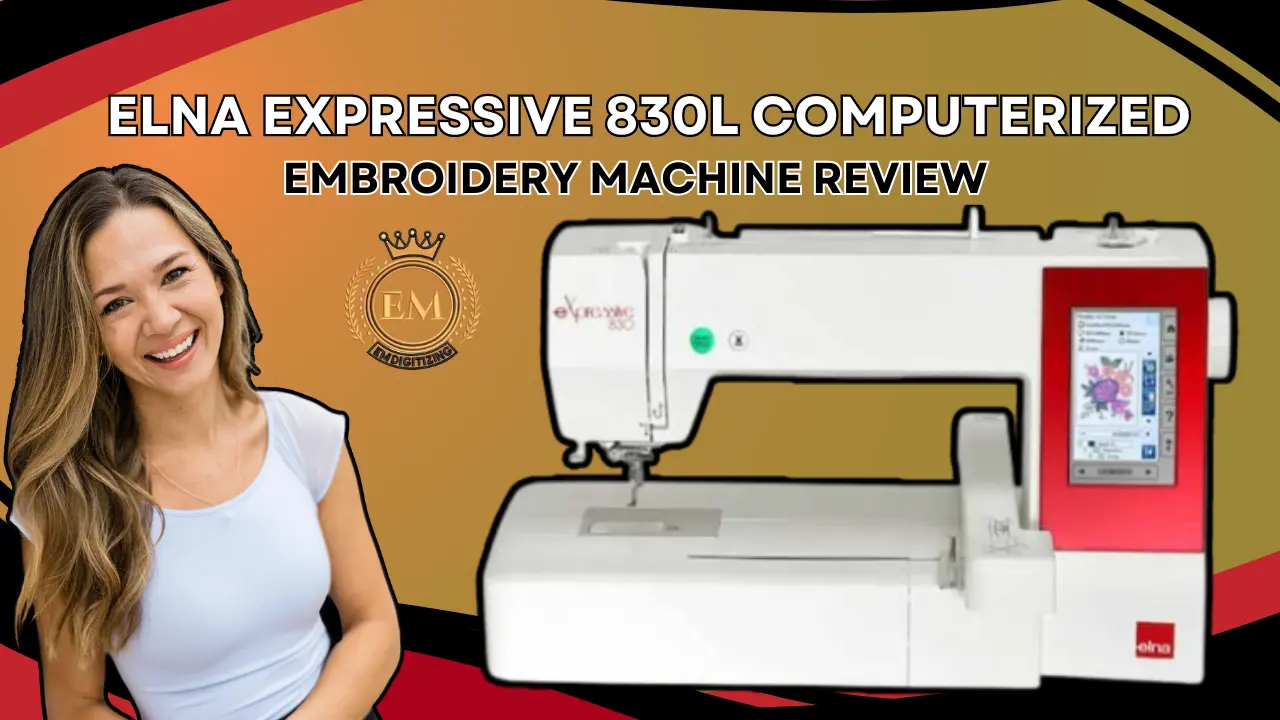 Elna Expressive 830L Computerized Embroidery Machine