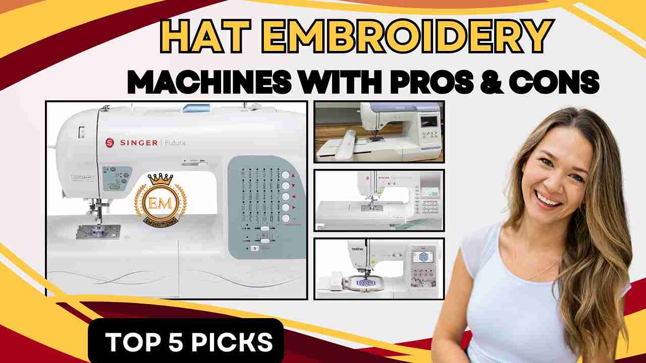 Hat Embroidery Machines With Pros & Cons: Top 5 Picks