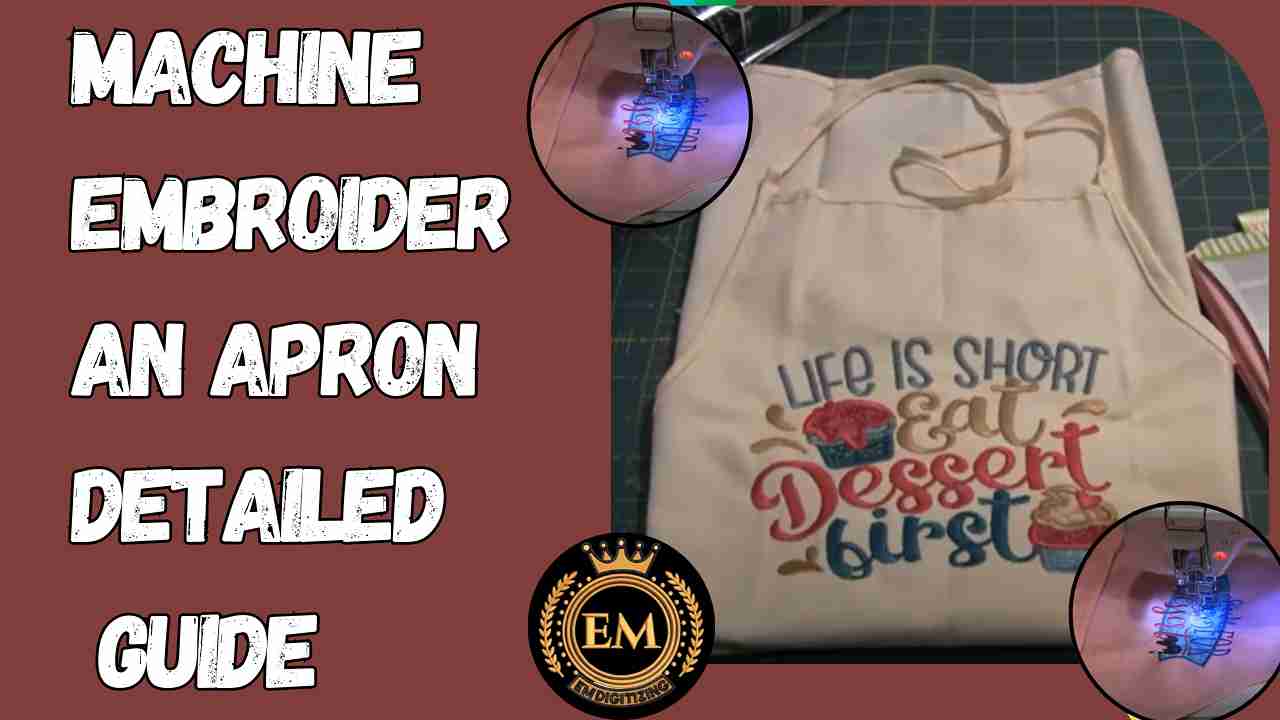 Machine Embroider an Apron | Detailed Guide